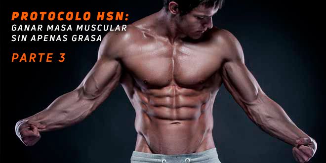 Protocolo HSN: Ganar Músculo Sin Apenas Grasa. Parte 3