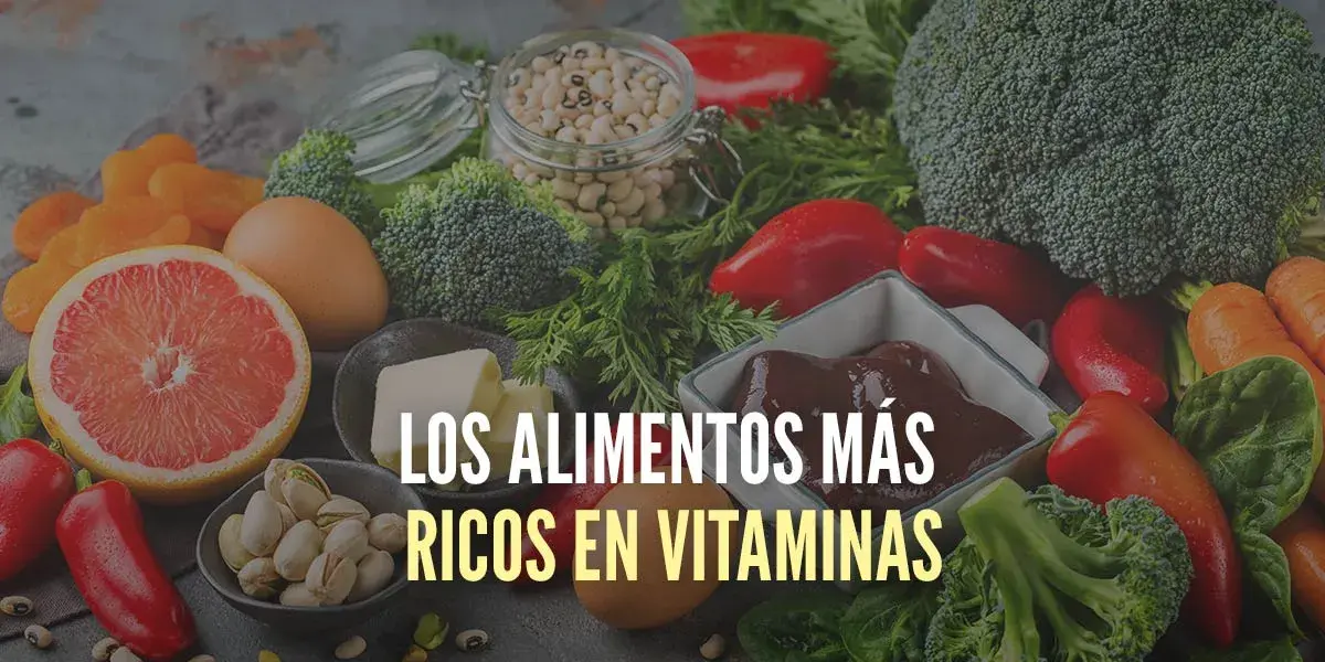 Los alimentos más ricos en vitaminas