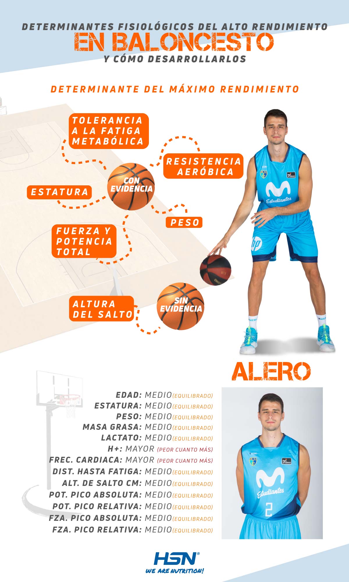 Guía de Entrenamiento Baloncesto Posiciones: Aleros - HSN