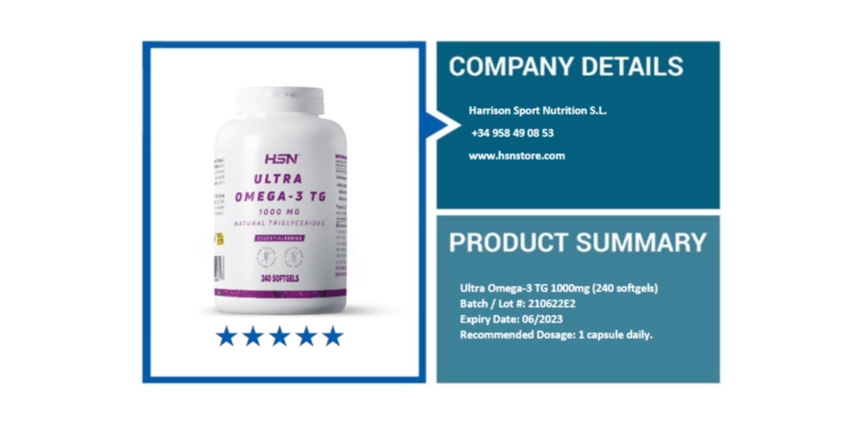 HSN: Certificación IFOS para Ultra Omega-3 TG 1000mg