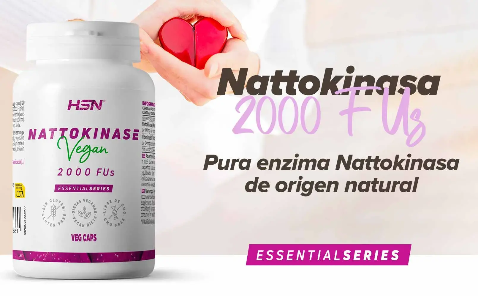 Comprar Nattokinasa de 2000FUs - 120 cápsulas vegetales