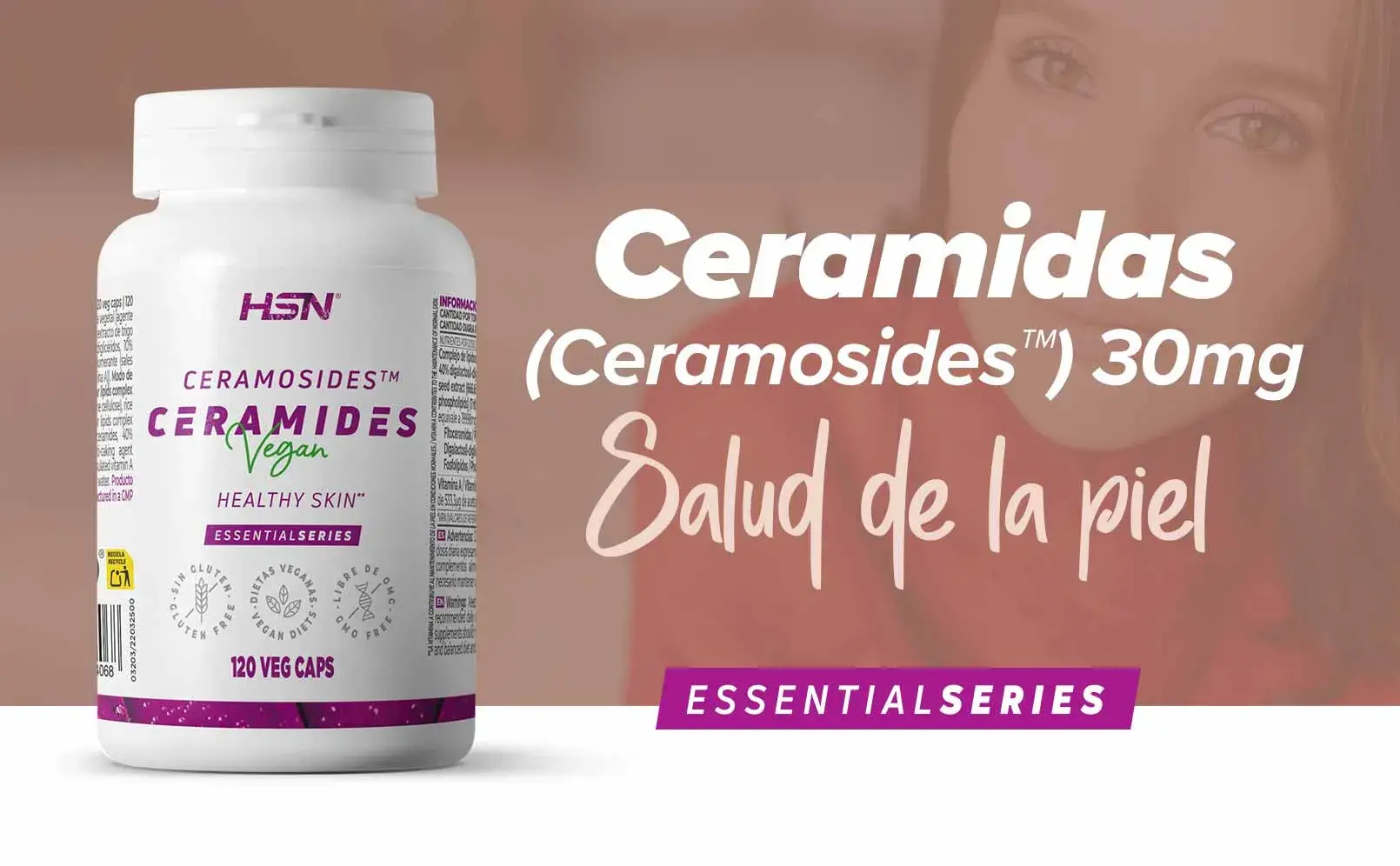 Comprar Ceramidas (Ceramosides™️️) 30mg para Piel - HSN