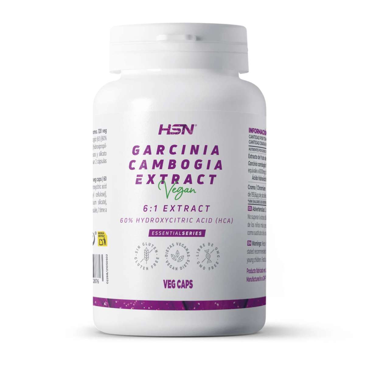 Garcinia Cambogia Extract in 500 mg Capsules