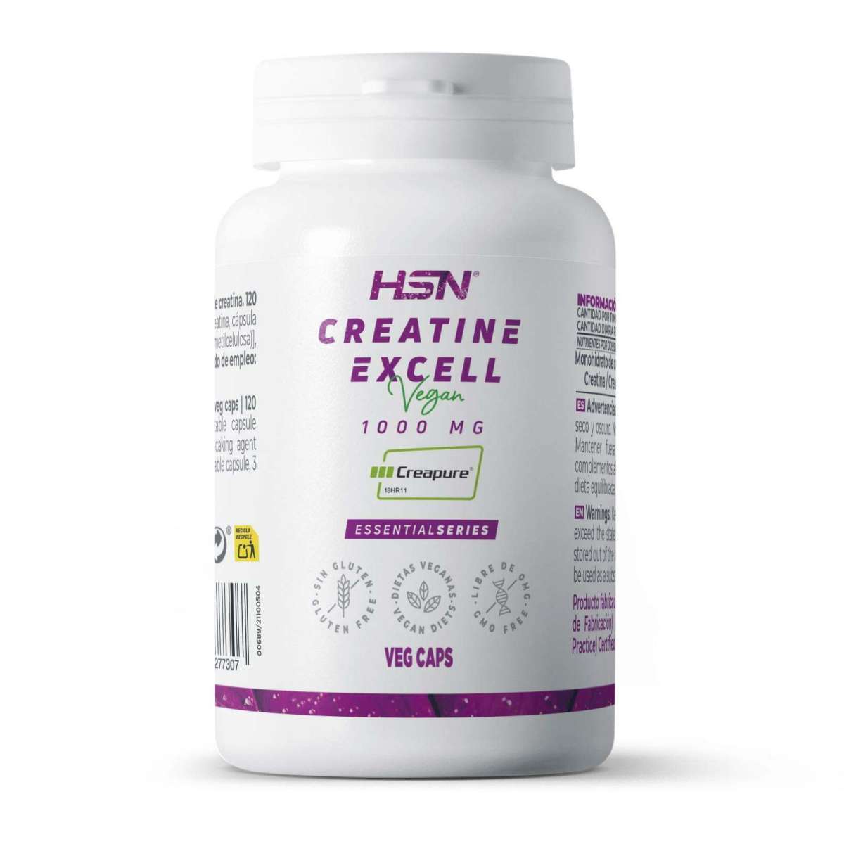 Creatine Monohydrate Excell 1000mg Capsules - HSN