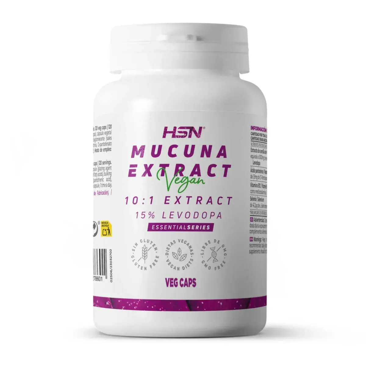 Extracto Mucuna Pruriens (10:1) 500mg