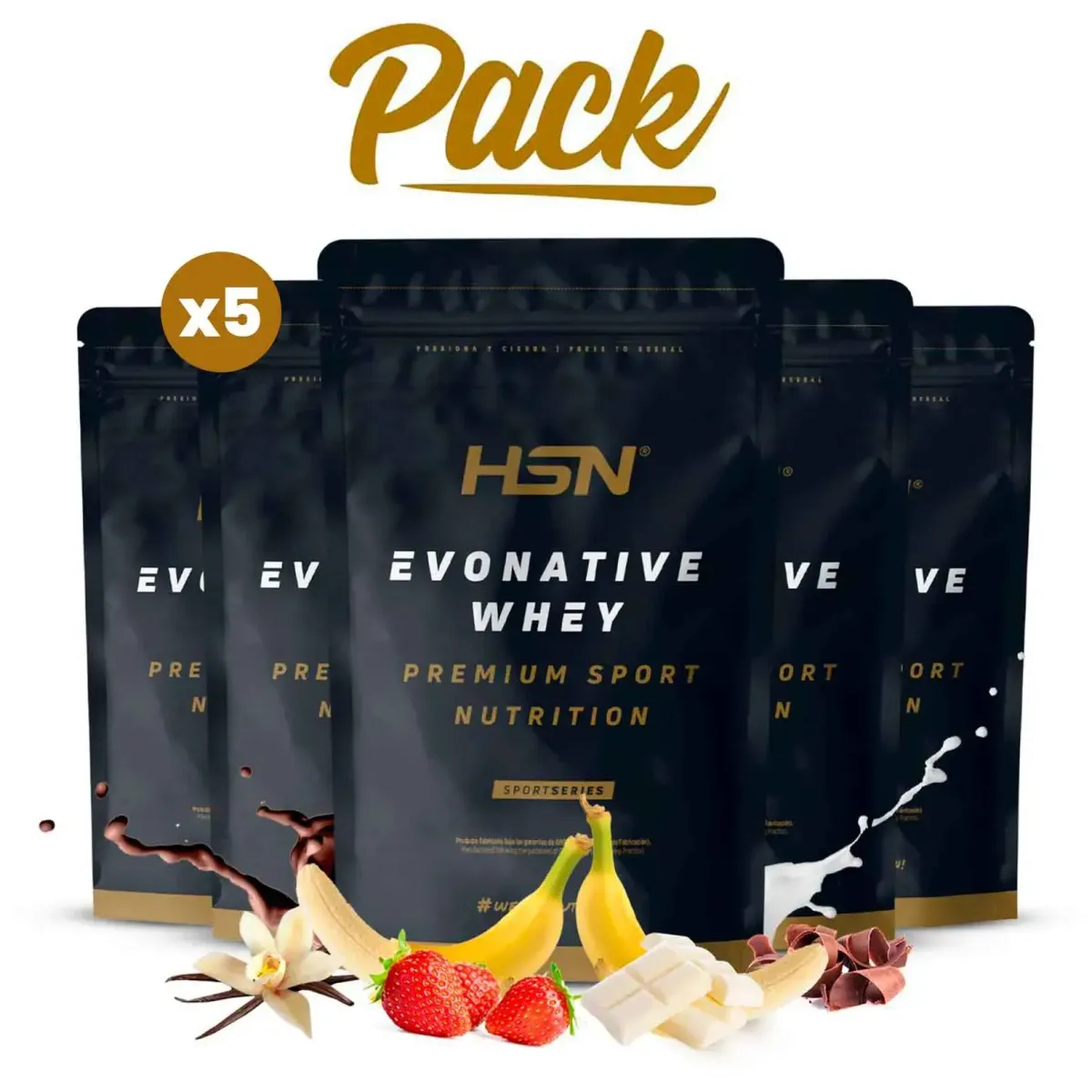 Evonative Whey Sampling Protein Flavours - HSN Packs