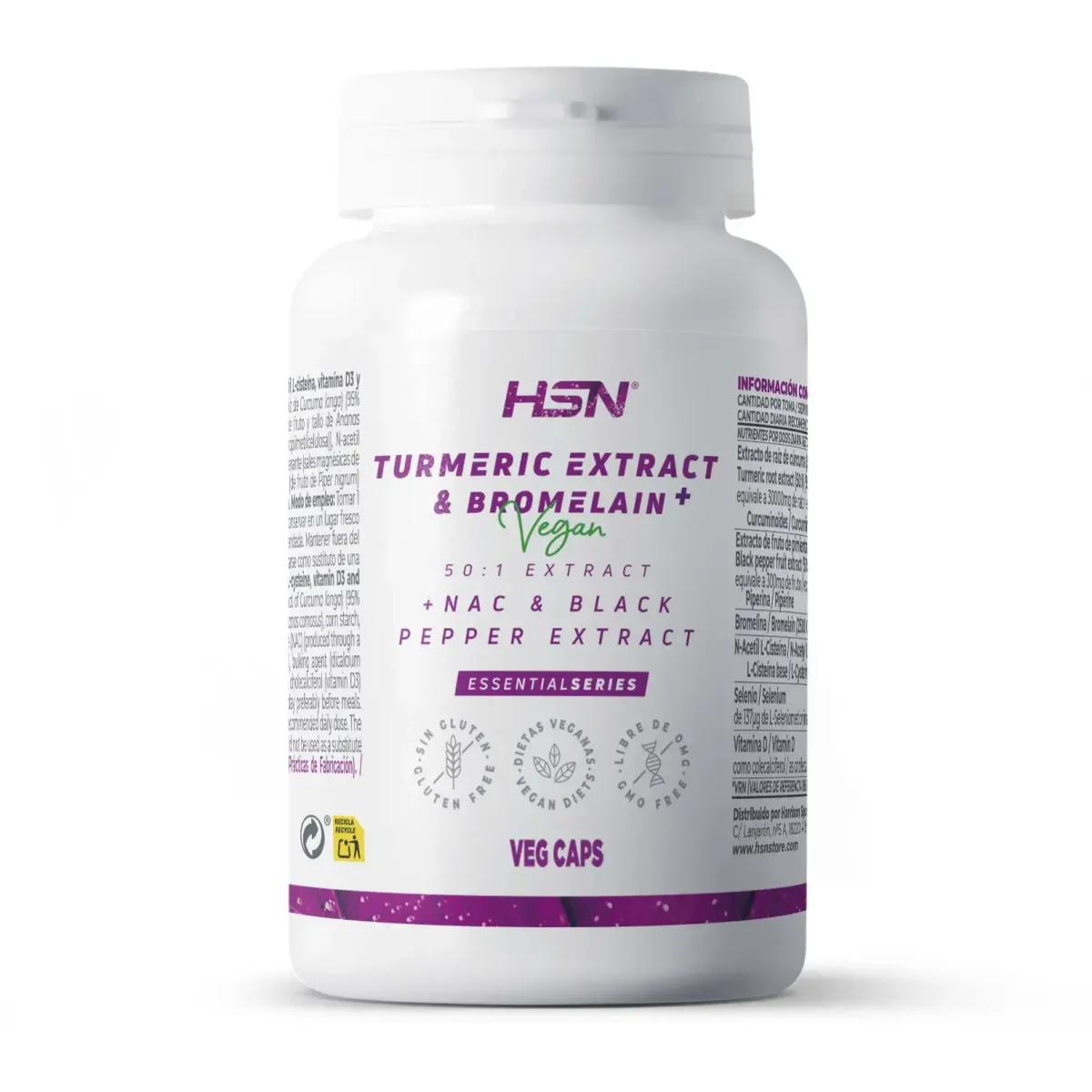 Turmeric Extract (50:1) and Bromelain Plus - HSN