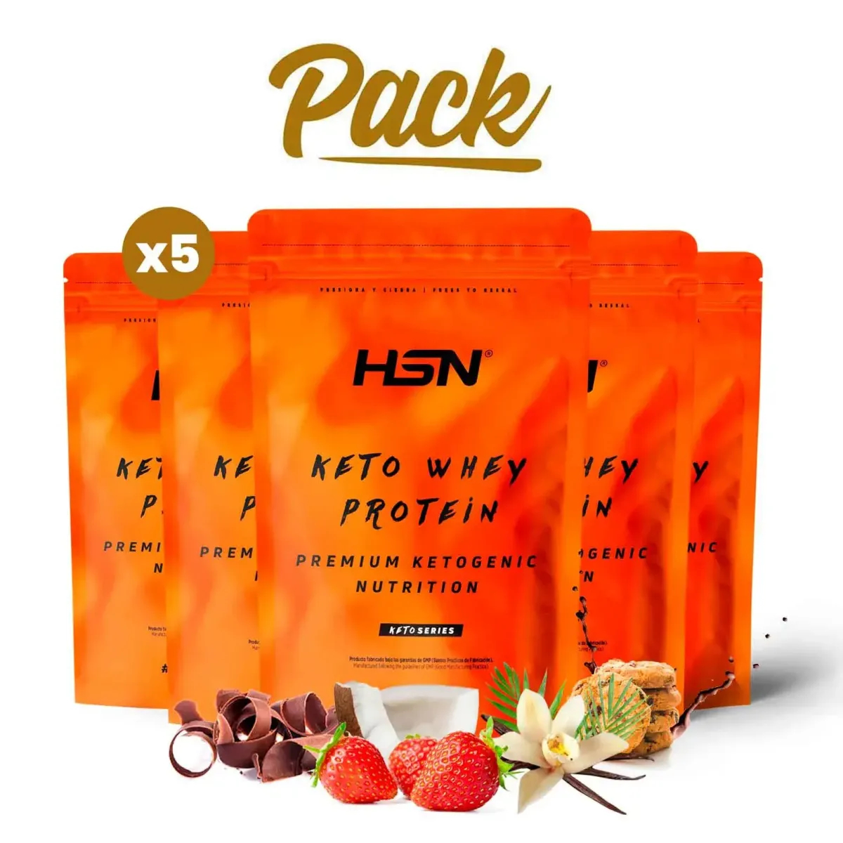 Keto Whey Protein - Sampling Various Flavours - HSN Packs
