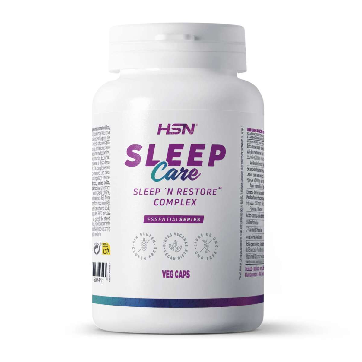 Capsules of Passionflower, Lemon Balm and Valerian - Sleep Care