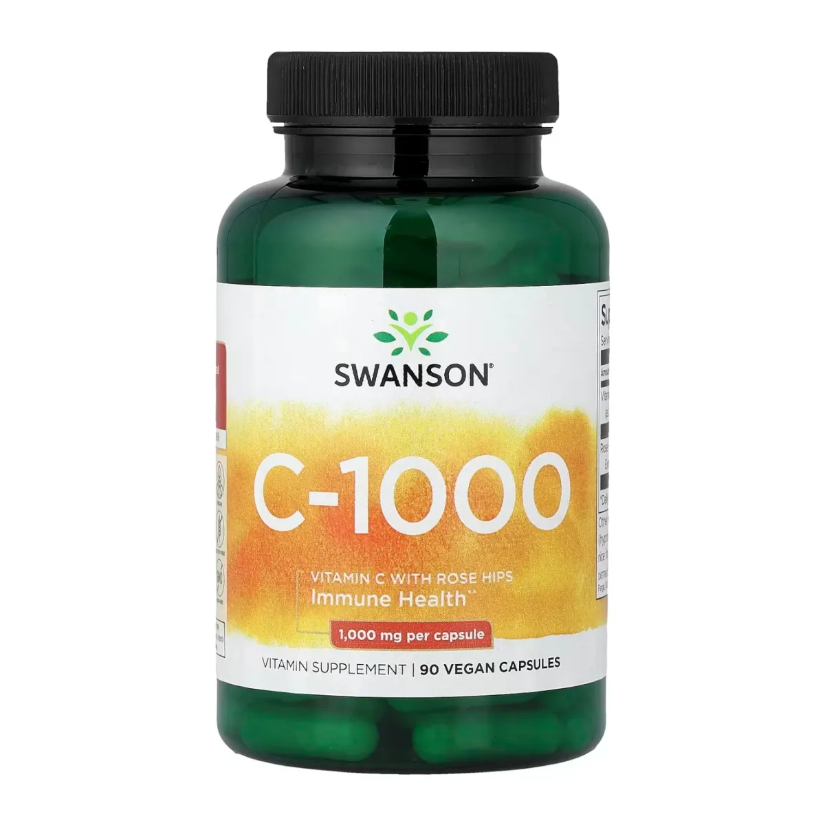 Vitamina C + Rosa Mosqueta 1000mg Caps di Swanson - HSN