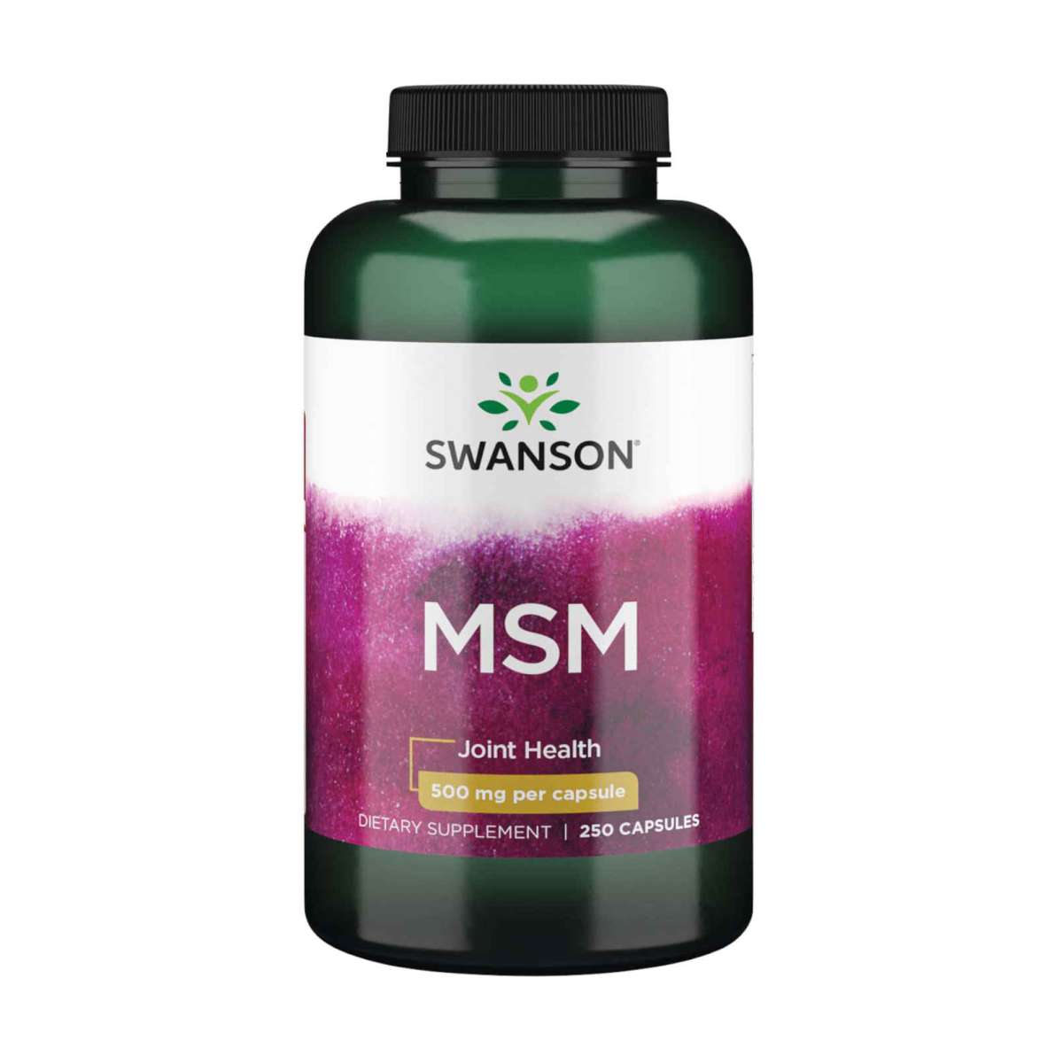 MSM 500mg by Swanson - 250 Capsules - Highest Quality