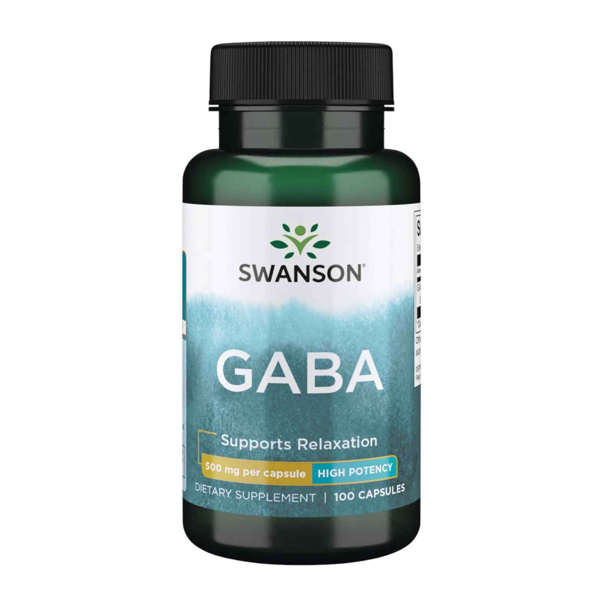 Gaba 500mg in 100 Convenient Capsules by Swanson - HSN