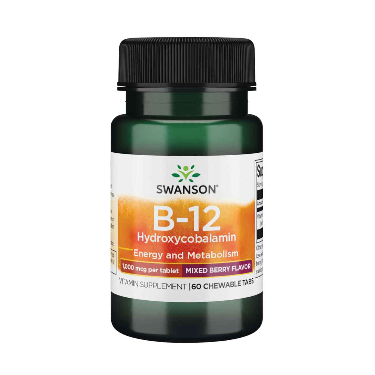 Vitamina B12 (Hidroxicobalamina) 1000mcg da Swanson - HSN
