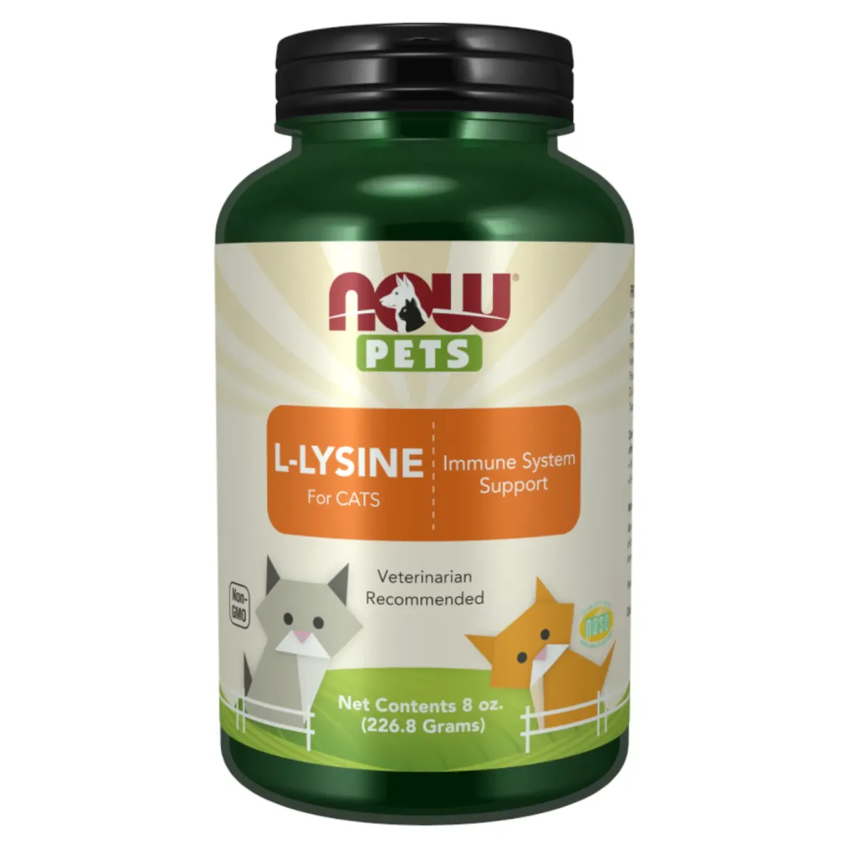 Pure L-Lysine for Cat Coat Care 227g - HSN