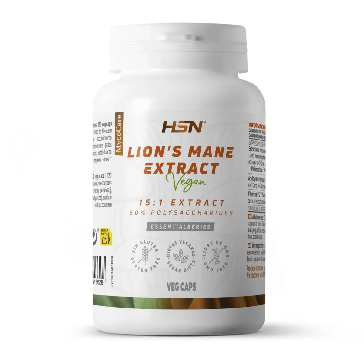 Löwenmähnen-Extrakt in 300 mg Kapseln