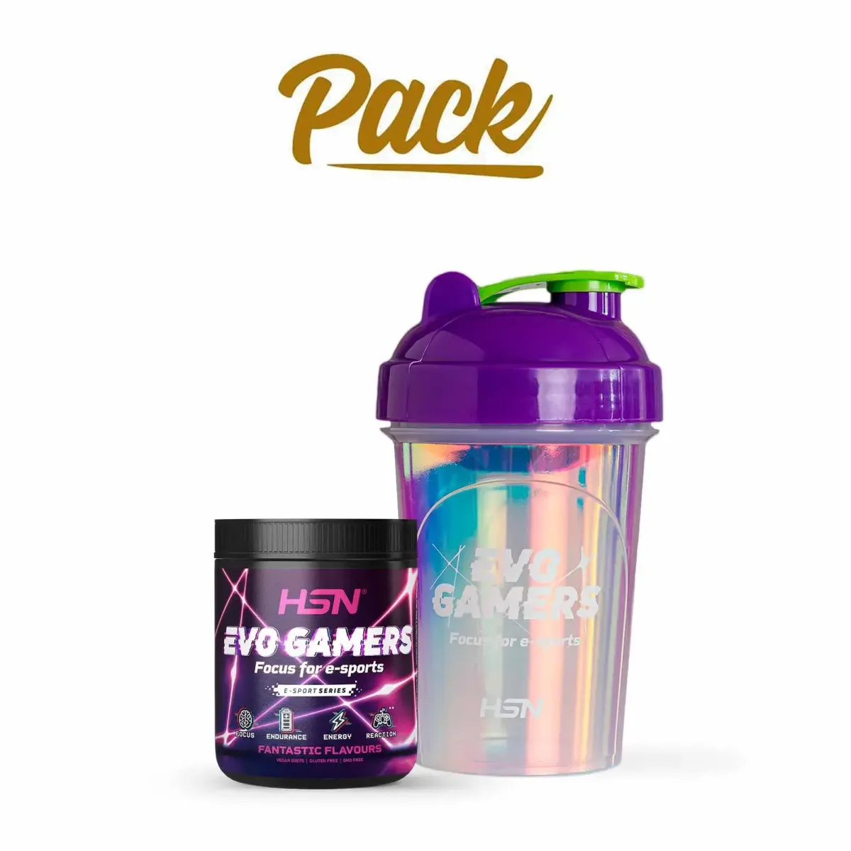 Evogamers Gaming Pre-Training Pack with Shaker | HSN