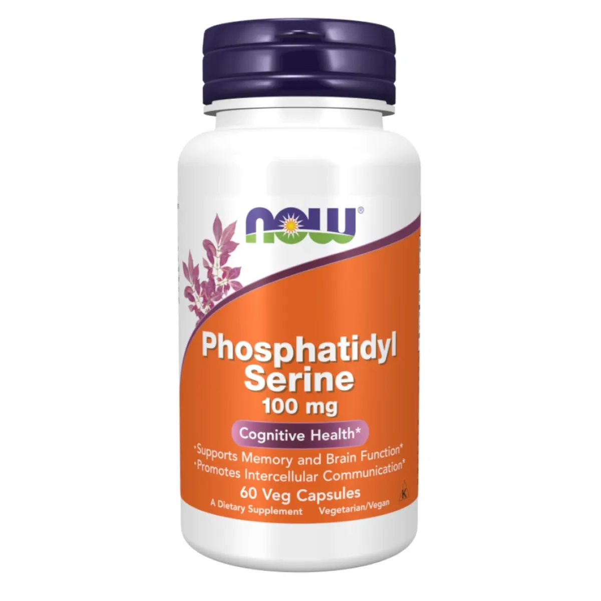 Fosfatidilserina 100mg de Now Foods - Veg Caps - HSNstore