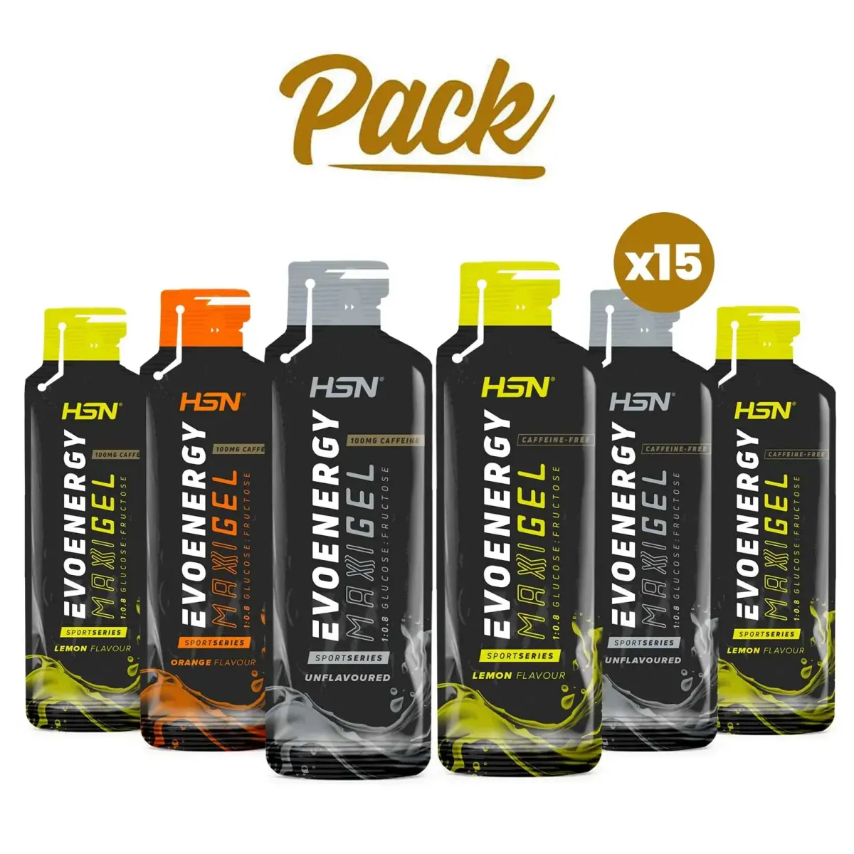 Evoenergy Pack of 15 Endurance Energy Gels | HSN