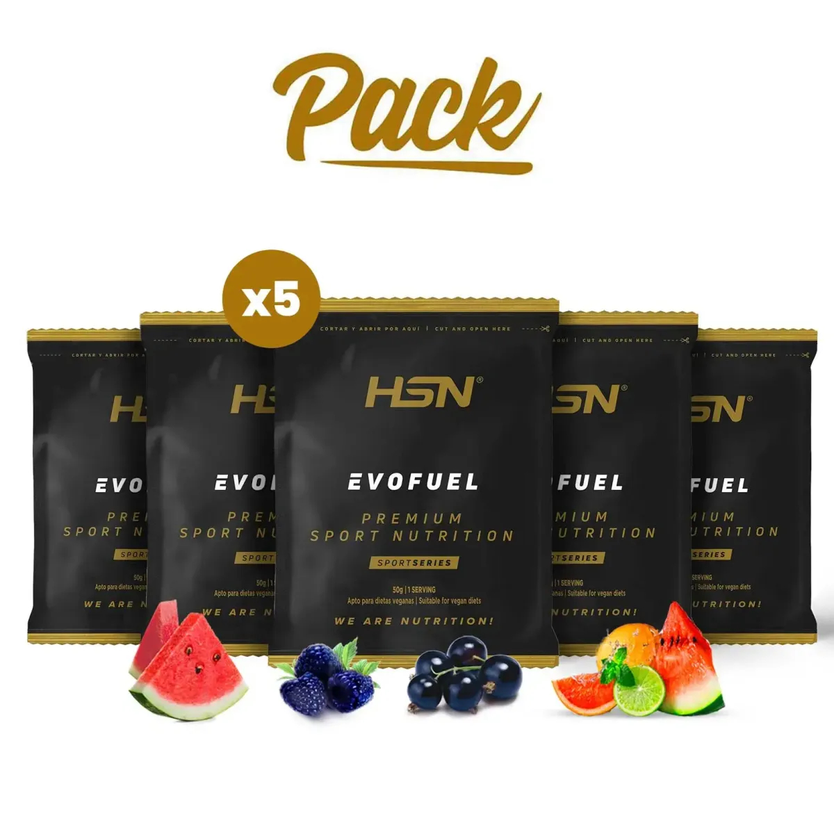 Sampling Pack 5 Evofuel Single Dose - Pre+Intra-training