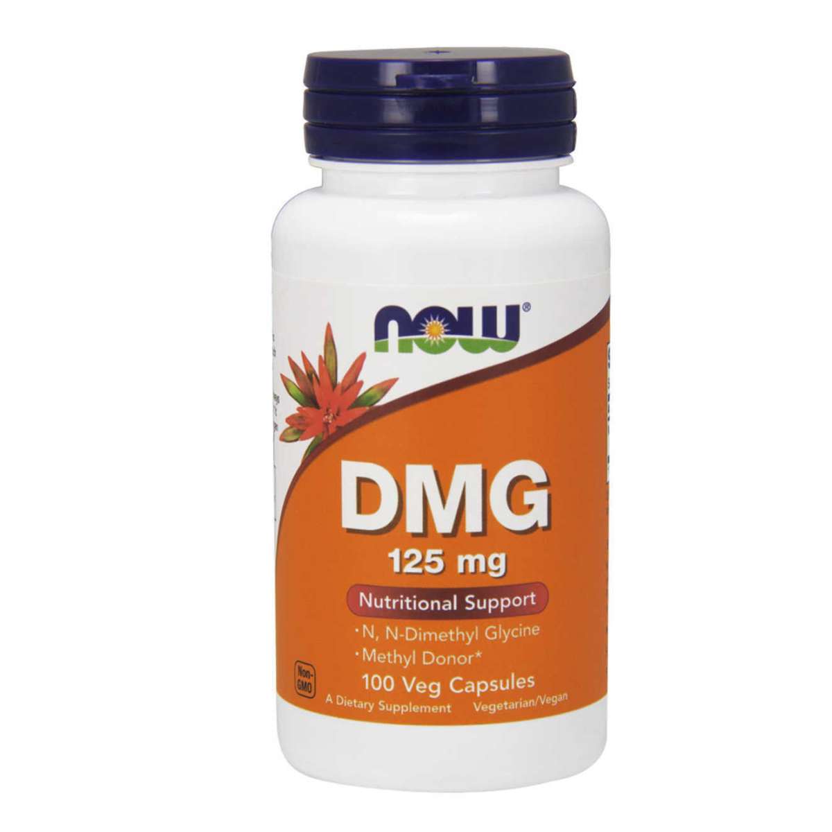 DMG (Dimethylglycine) 125mg 100 Veg Caps by Now Foods - HSN
