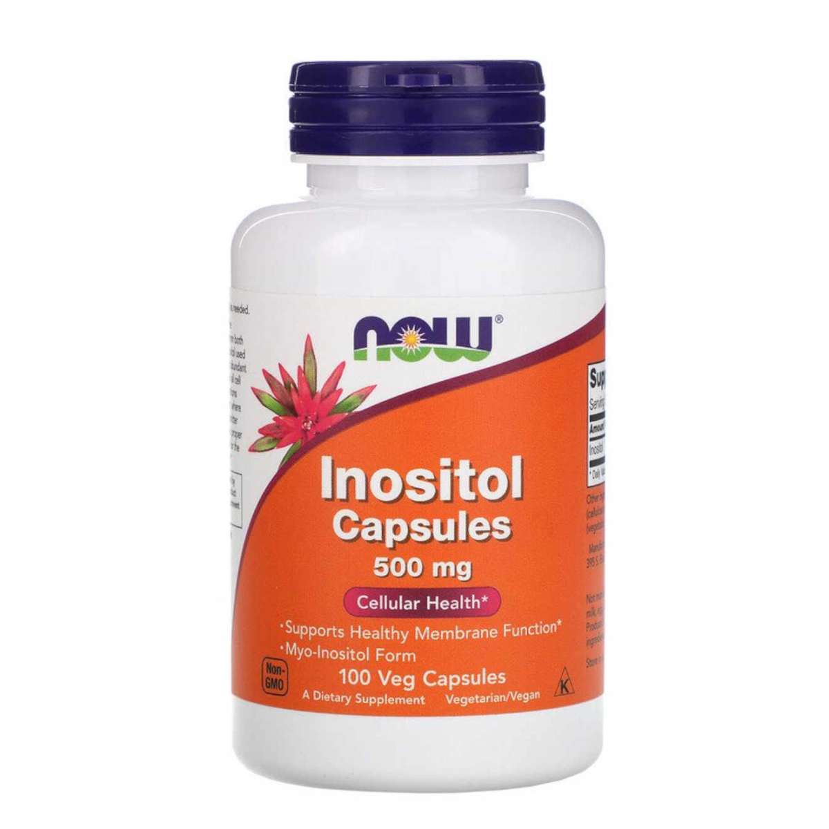 Inositol 500mg 100 Veg Caps da Now Foods - HSNstore.com