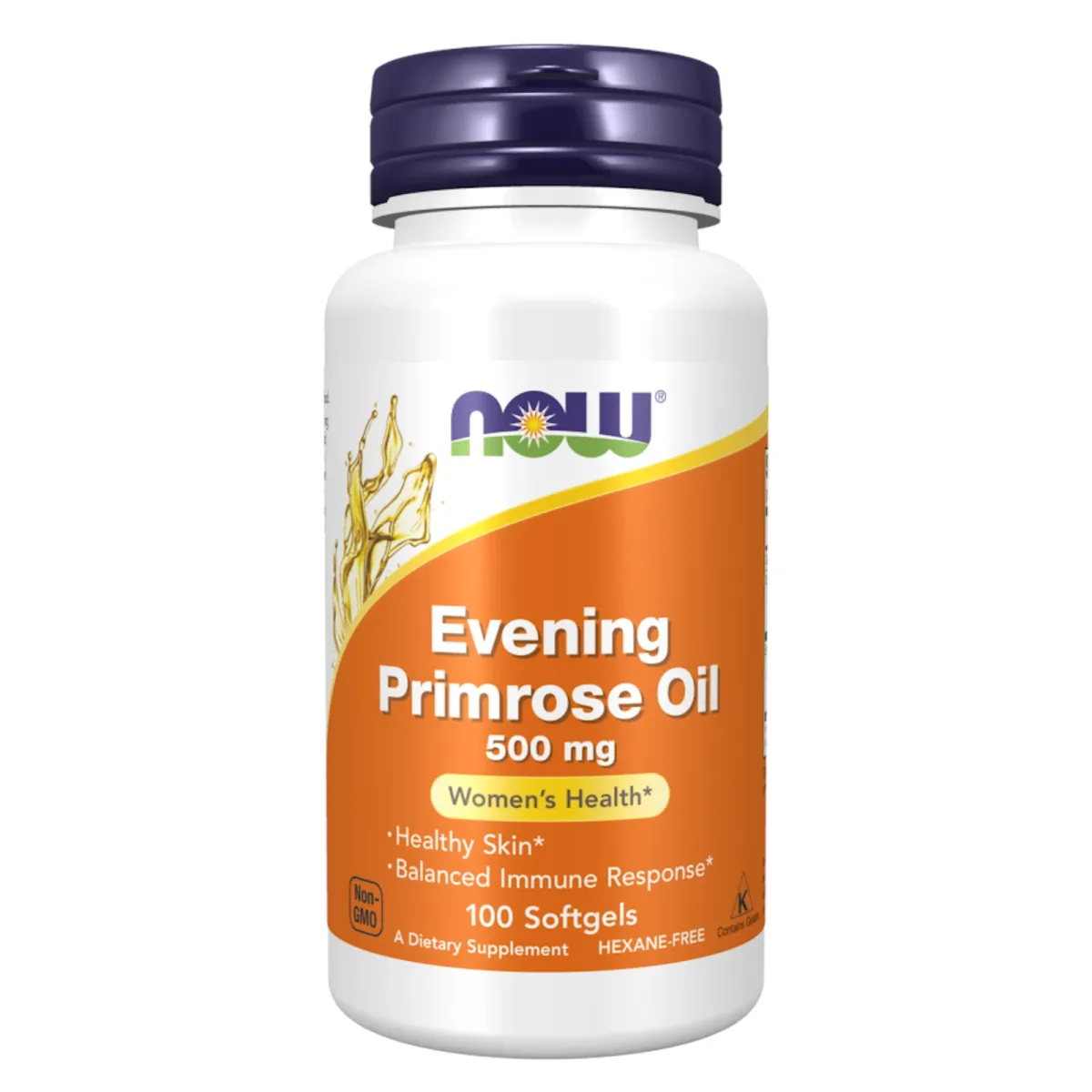 Evening Primrose Oil 500mg 100 Softgels by Now Foods | HSN