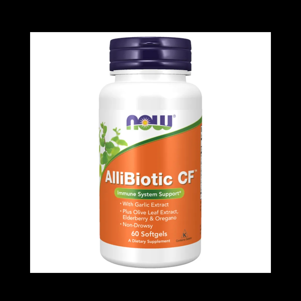 Allibiotic CF™ 60 Perlas Now Foods - Producto Kosher - HSN