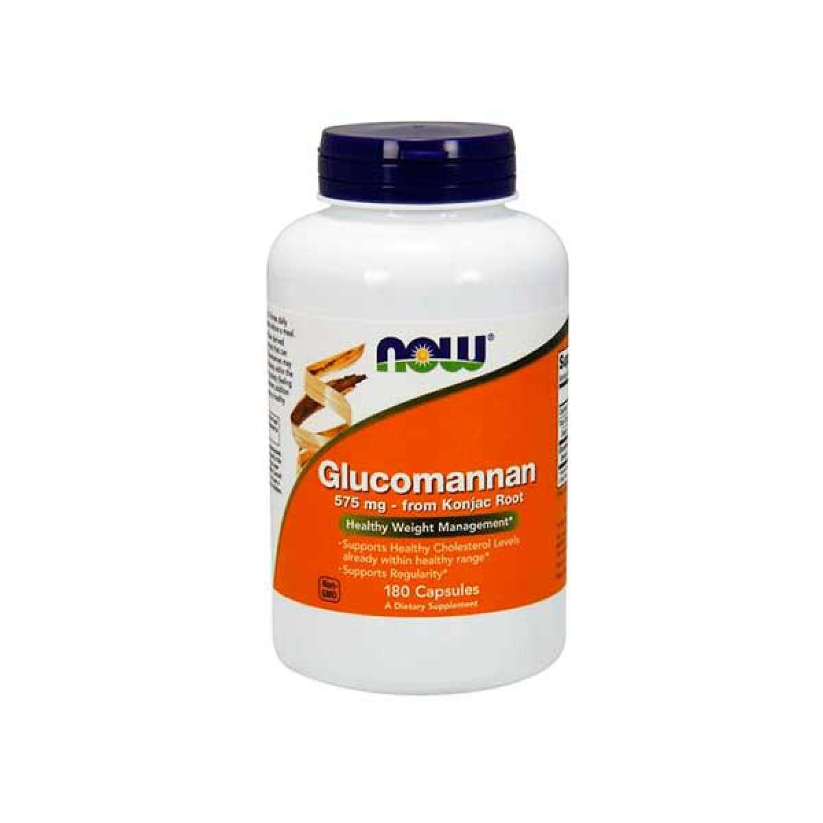 Glucomanano 575mg 180 Caps da Now Foods - HSNstore.com